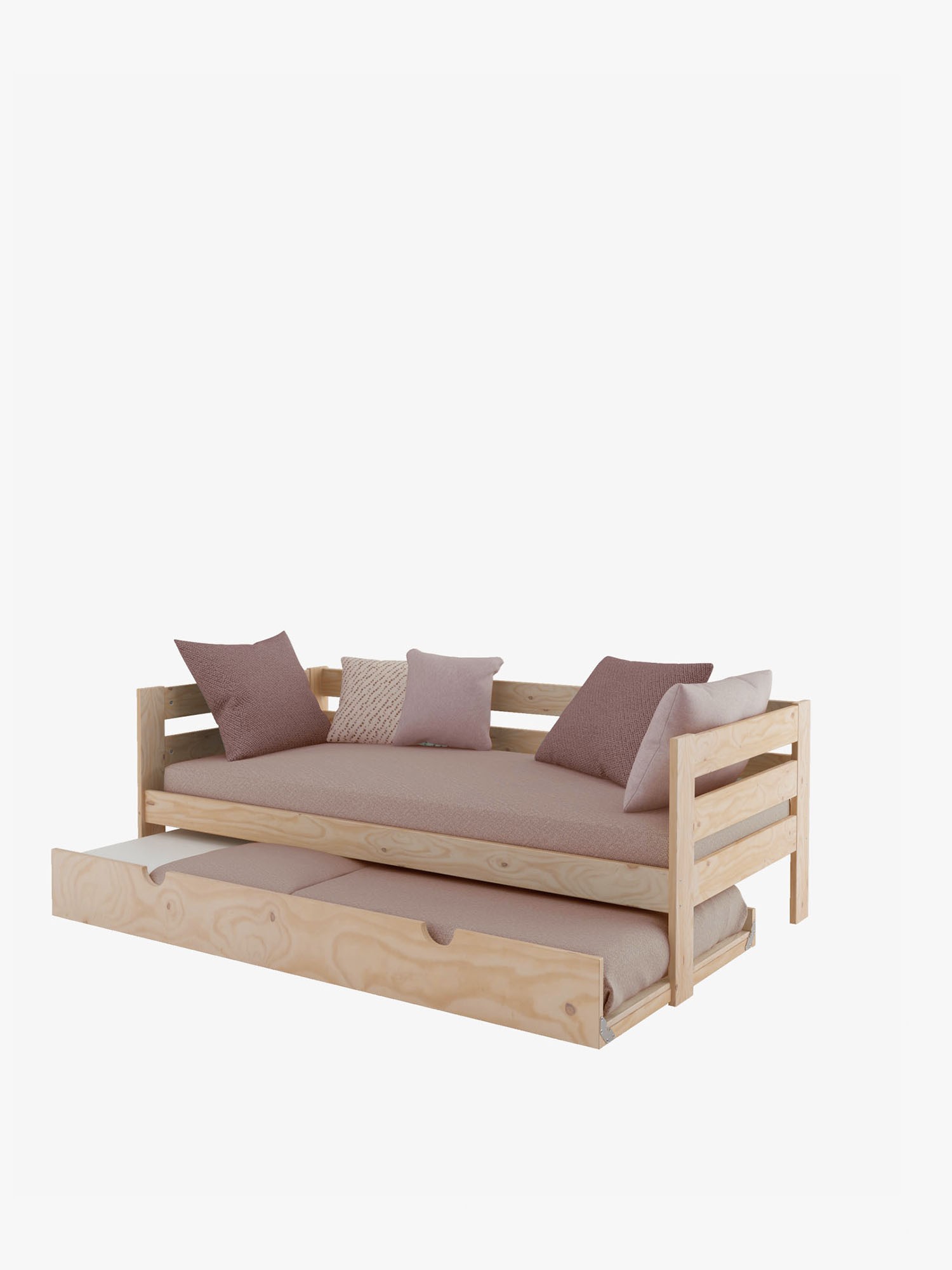 Lits banquette en bois de 70, 80 et 90 cm à prix d'usine | LUFE